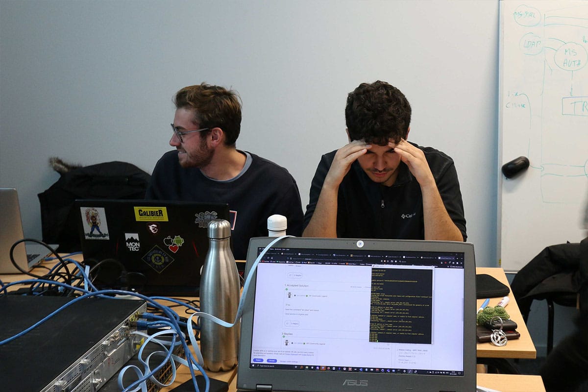 Nos étudiants informaticiens débutent leur projet cybersécurité